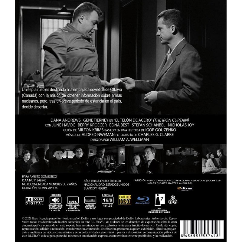 El Telón de Acero BD 1948 The Iron Curtain (Behind the Iron Curtain ...