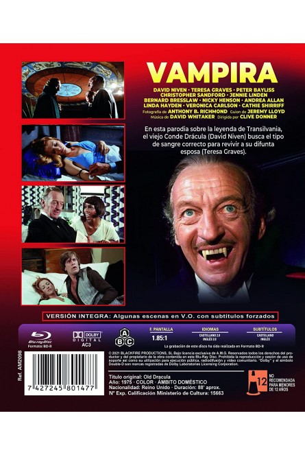 Vampira (Bd-R) (Blu-ray) (Old Dracula) [Blu-ray]