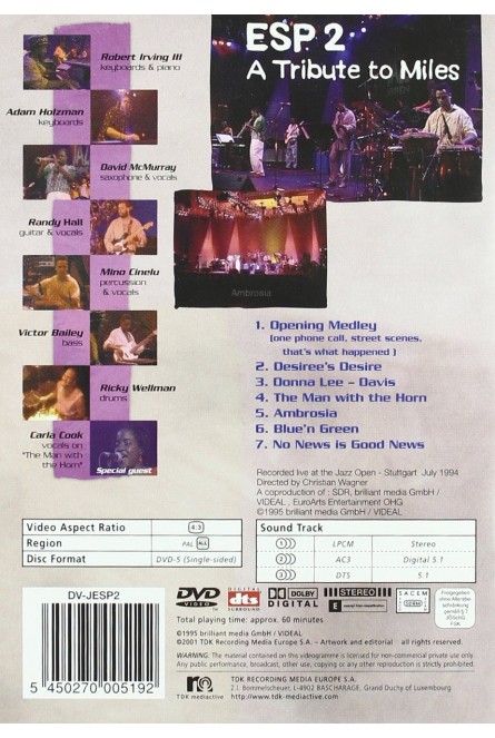 Esp 2,a tribute miles [Reino Unido] [DVD]