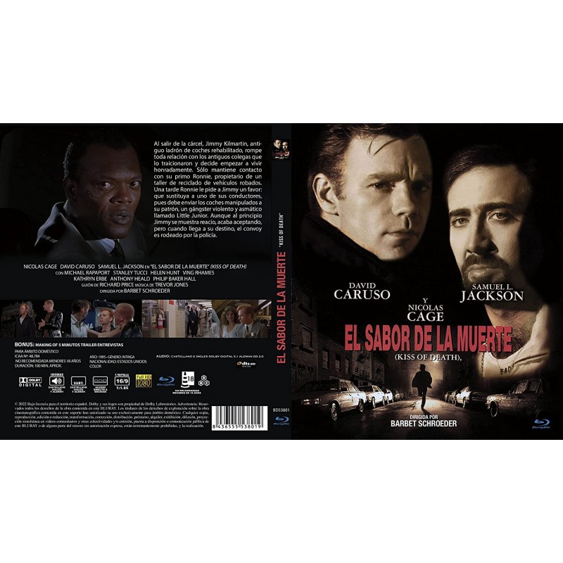 El Sabor de la Muerte BD 1995 Kiss of Death [Blu-ray]