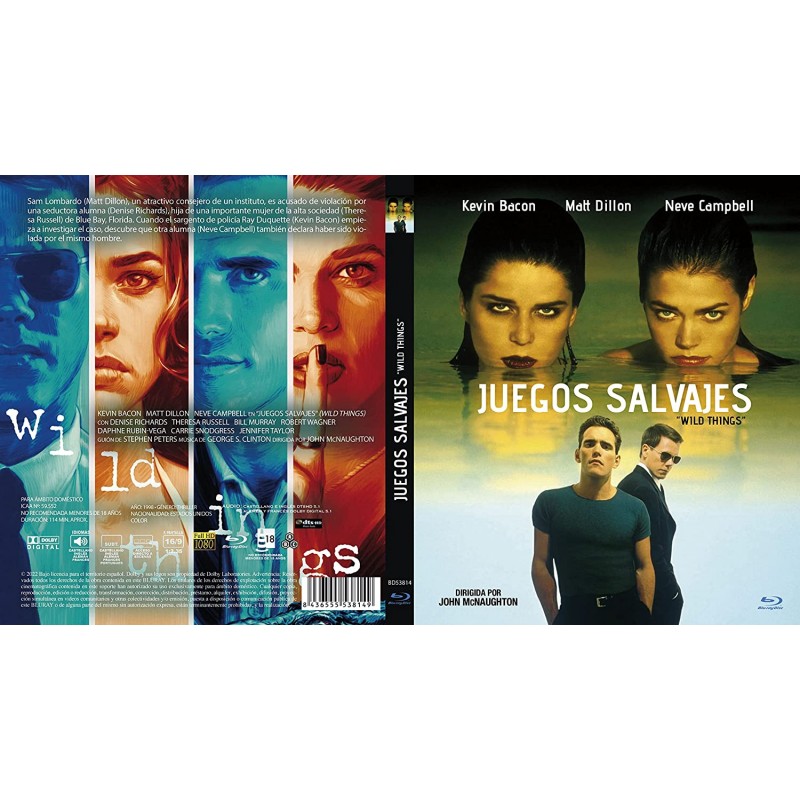 Juegos Salvajes BD 1998 Wild Things [Blu-ray]