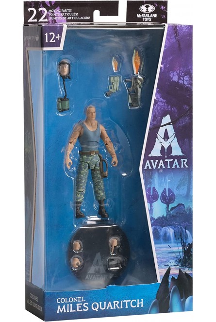 Figura Coronel Miles Quaritch Avatar Articulada 11 cms