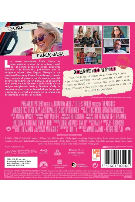 Chicas Malas [Blu-ray] (2024) Mean Girls