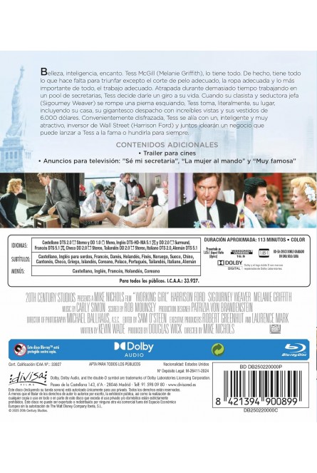 Armas de Mujer [Blu-Ray] (1988) Working Girl