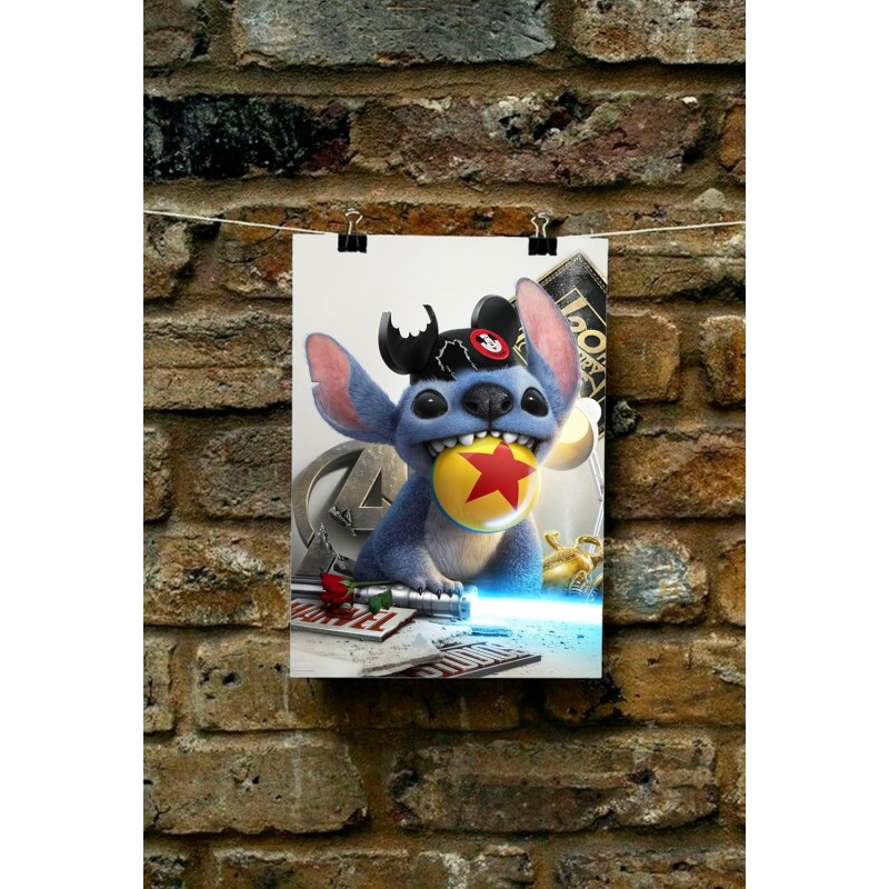 Comprar cartel metálico,Stitch, Jugueton